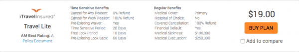 Expedia Travel Insurance - SFO - NYC - iTI Lite $19 | AARDY.com